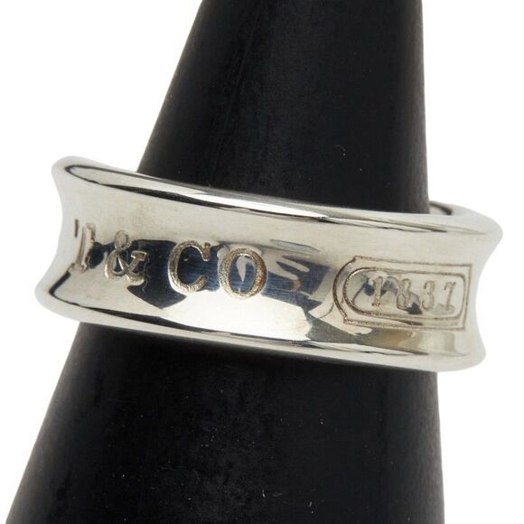 Tiffany & Co. | Jewelry | Tiffany Co 837 Narrow Sv925 Silver Ladies ...
